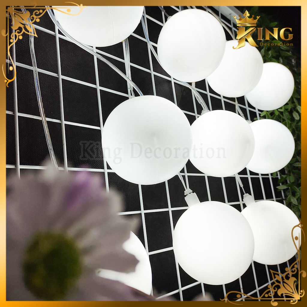 Jual Lampu Bola Plastik Gantung 1 Set Isi 10 Doff LED - Bulb Tumblr ...