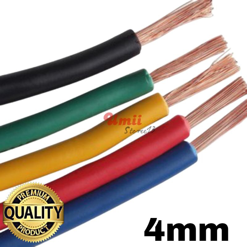 Jual Kabel Serabut Tembaga Murni Nyaf 4MM | Shopee Indonesia