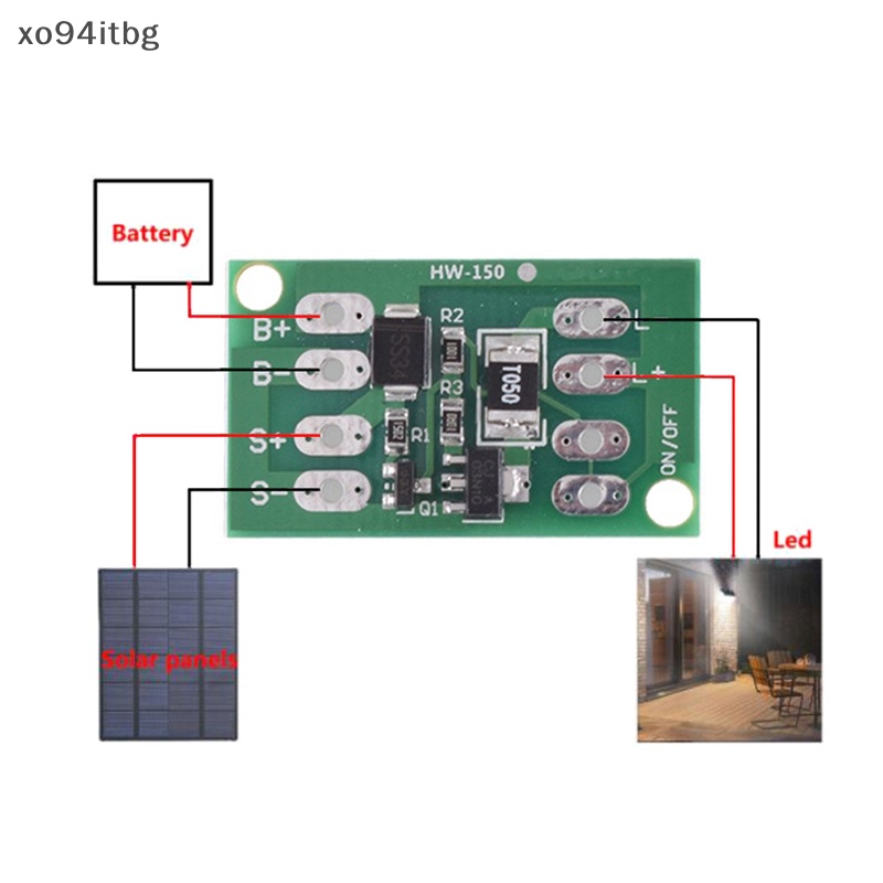 Jual Xo Saklar Kontrol Lampu LED Solar Panel Otomatis Charger Charging ...