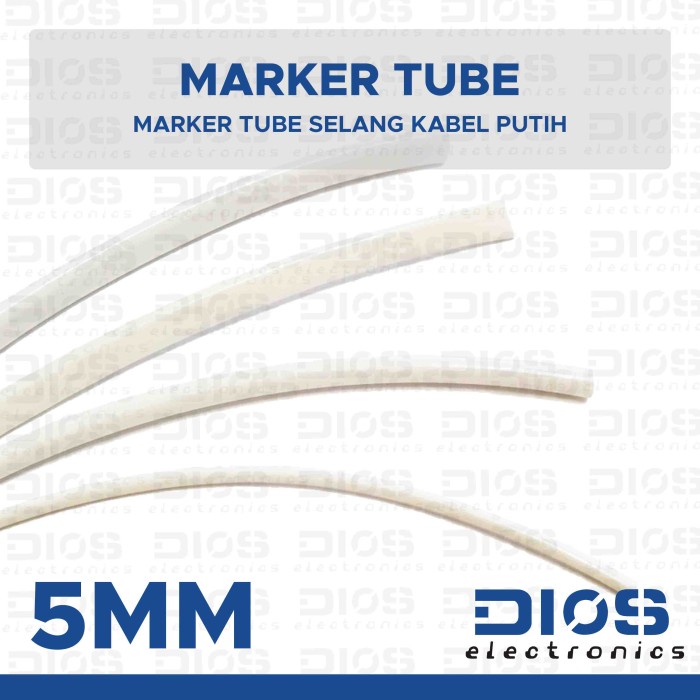 Jual Marker Tube 5 mm PUTIH (per meter) | Shopee Indonesia