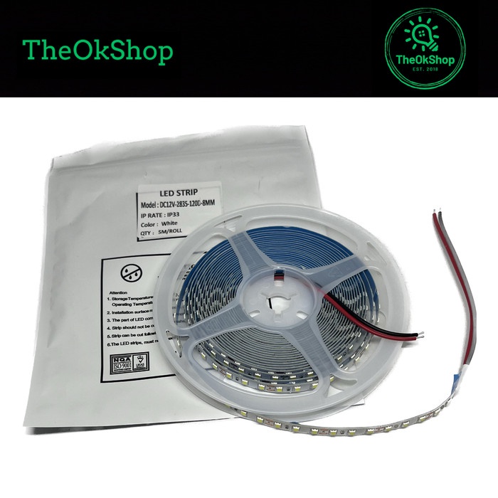Jual Led Strip 2835 12V Ip33 120 Mata | Shopee Indonesia