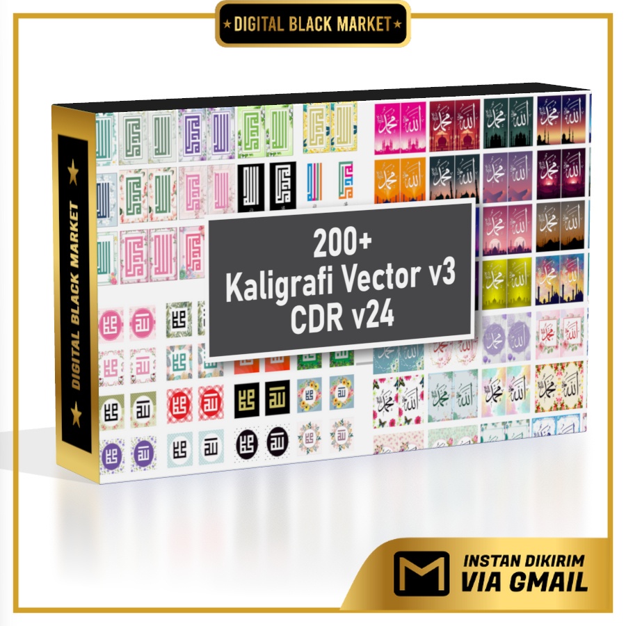 Jual ID99156 - 200 Kaligrafi Vector v3 CDR v24 | Shopee Indonesia