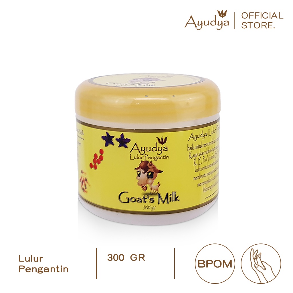 Jual Ayudya Lulur Pengantin Sabun Perawatan 300 GR Goat Milk Body Scrub ...