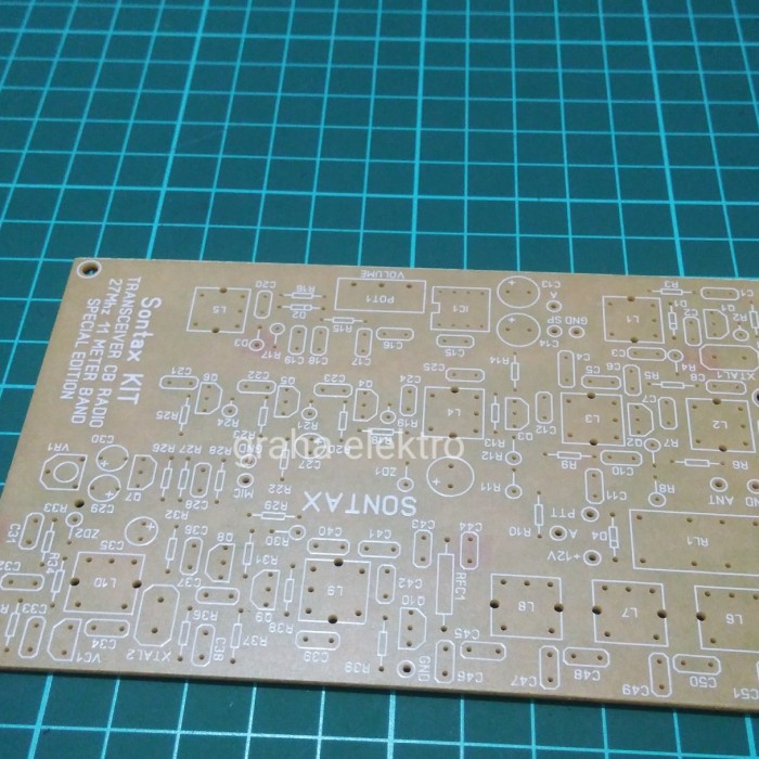 Jual pcb radio cb mode FM 11 meter band 27 Mhz 0,5 watt Tyas Elektro ...