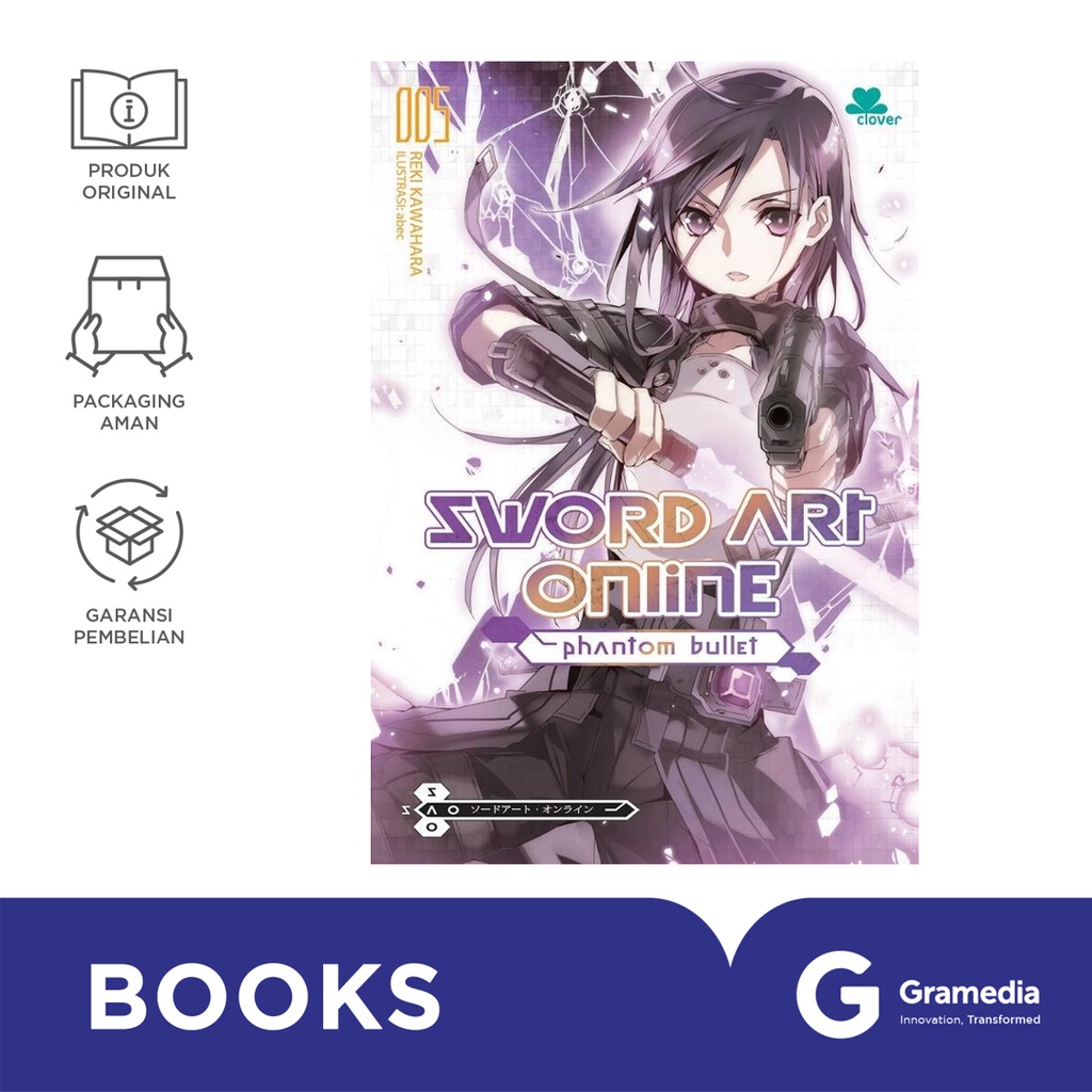 Jual M&C - Novel Sword Art Online 005 Phantom Bullet (Reki Kawahara) | Shopee Indonesia
