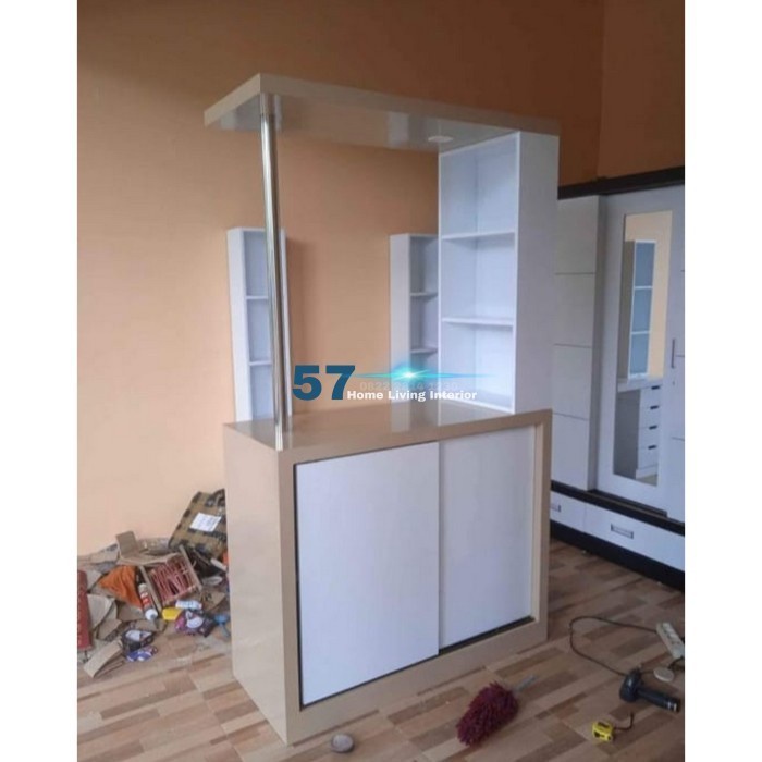 Jual Meja Bar Minimalis - Meja Kafe Bahan Plywood HPL Free Desain dan ...