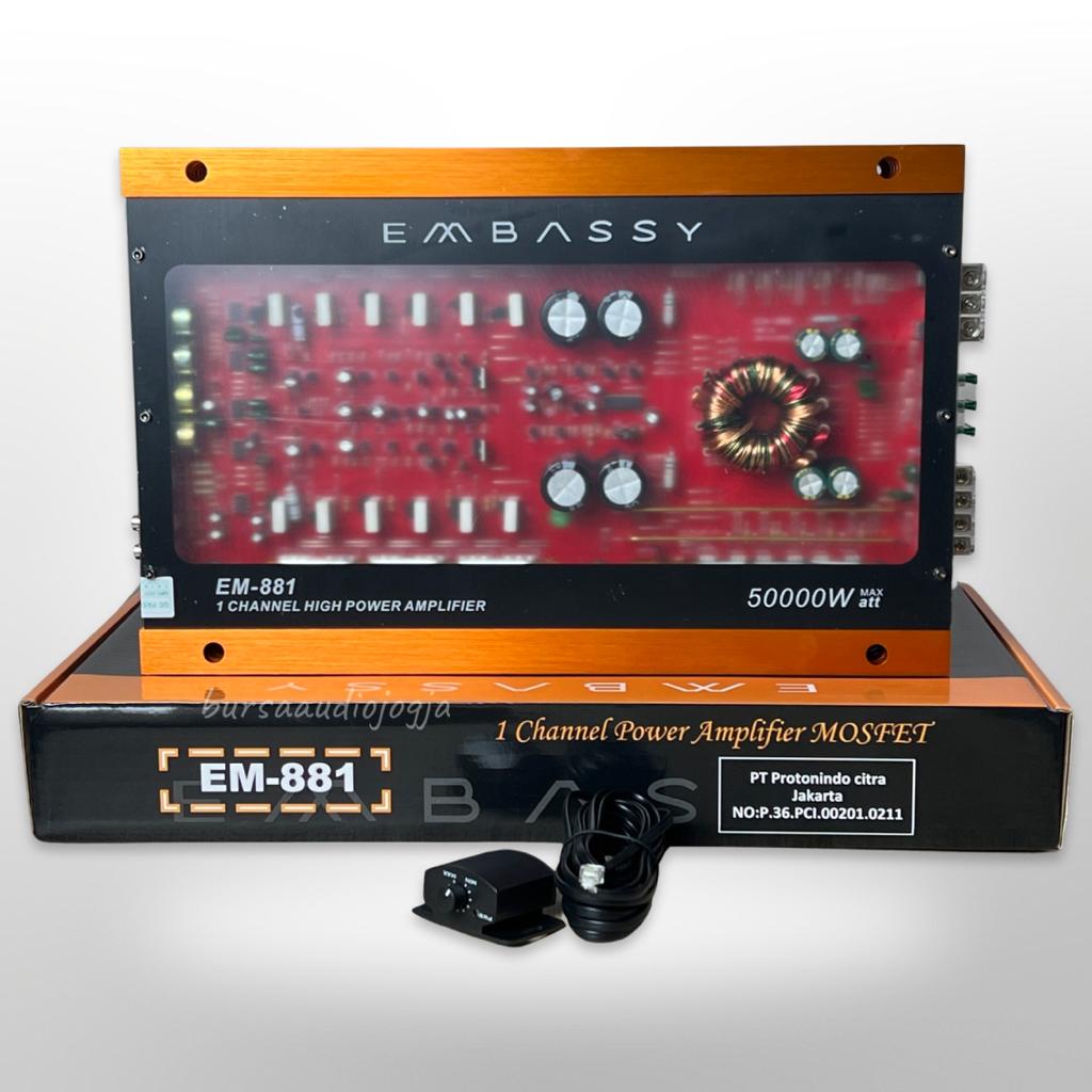 Jual POWER MONOBLOCK EMBASSY 1 Channel 50000 Watt EM-881 | Shopee Indonesia