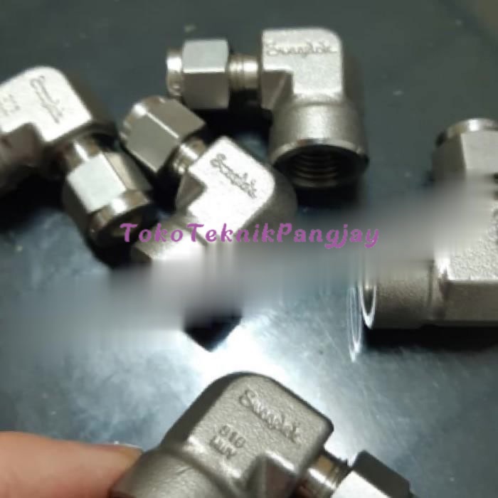 Jual Female Elbow Connector Swagelok 1/4 OD x 1/4 NPT | Shopee Indonesia