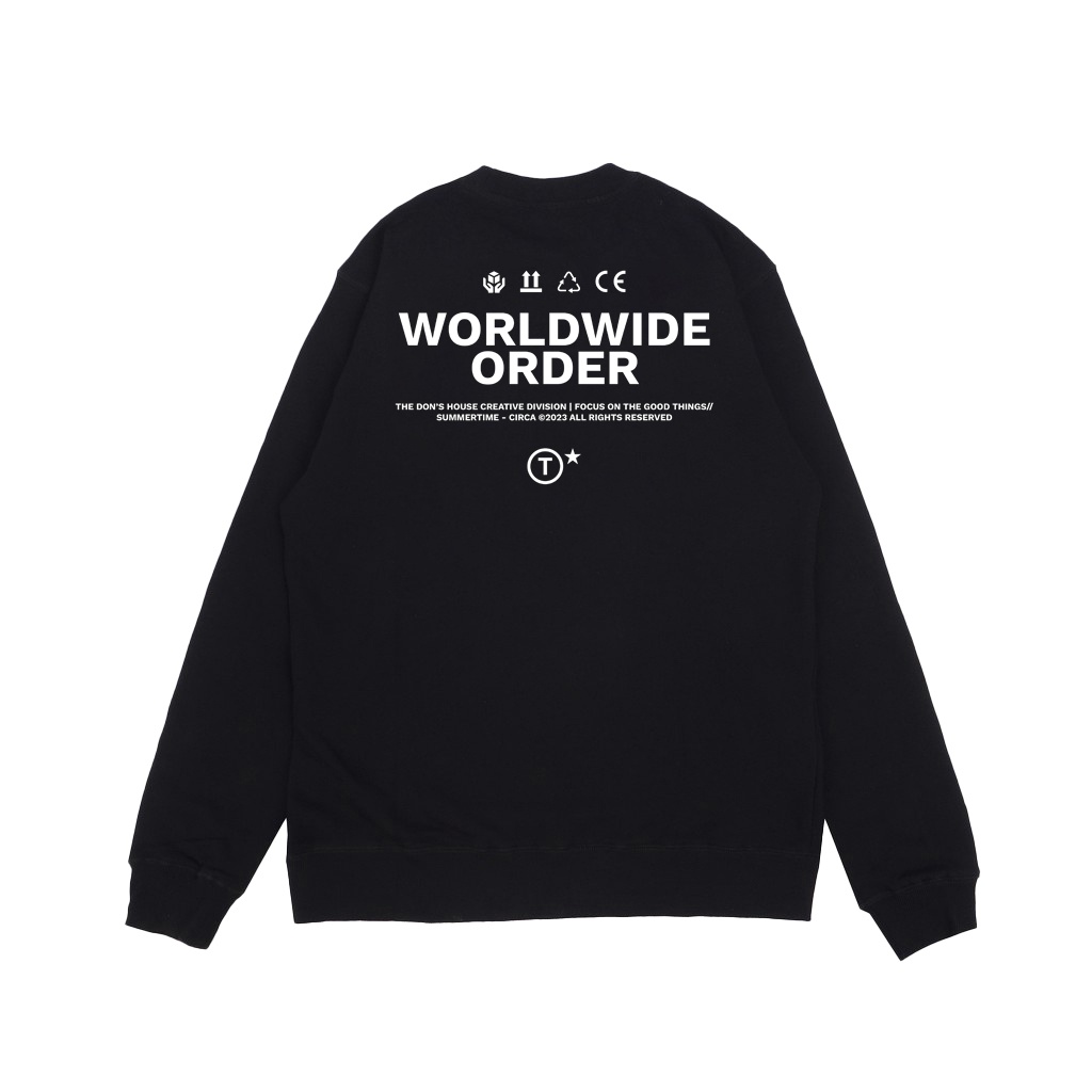 Jual The Don's House WORLDWIDE BLACK - Sweater / Crewneck / Switer ...