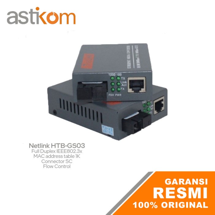 Jual Media Converter Netlink Gigabit HTB GS03 | Shopee Indonesia