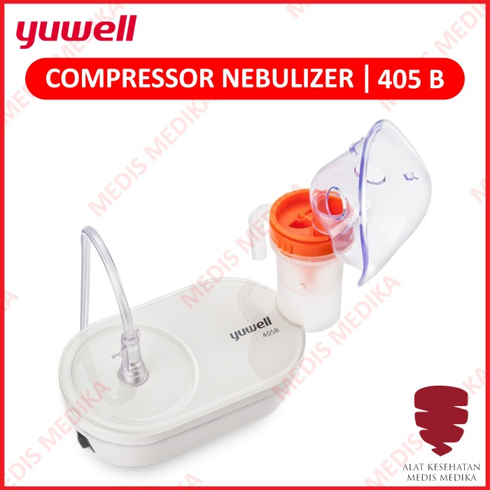 Jual Air Compressor Nebulizer Yuwell 405 B Alat Bantu Napas Nafas Uap ...
