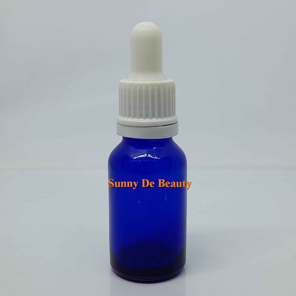 Jual Botol Kaca 15 ml Biru Original Br Tutup PP Segel Pipete / Botol ...
