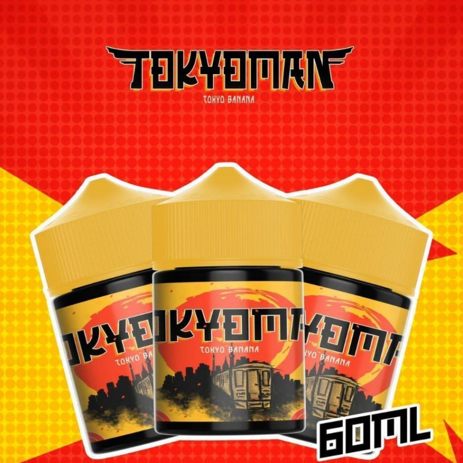 Jual LIQUID TOKYOMAN TOKYO BANANA FREEBASE 60ML AUTHENTIC | Shopee ...
