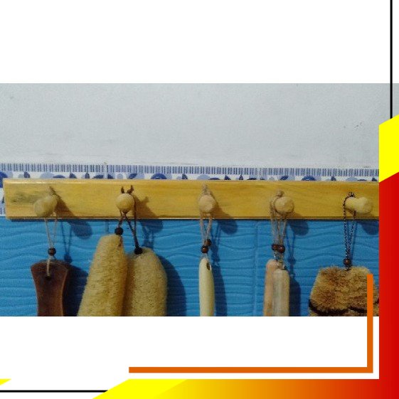 Jual kapstok / kastok kayu / gantungan baju dinding hook kayu | Shopee ...