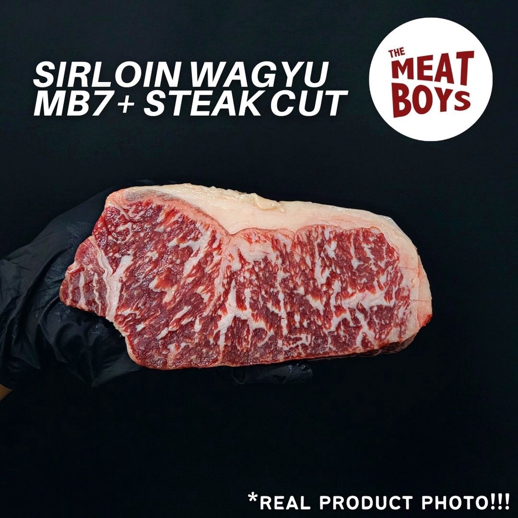 Jual SIRLOIN WAGYU STEAK MB7+ [300GR] | Shopee Indonesia