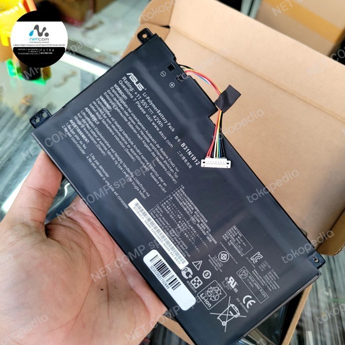 Jual Baterai Battery (B31N1912) Asus E410 E410M E410MA L410MA E410KA E510KA BARU | Shopee Indonesia