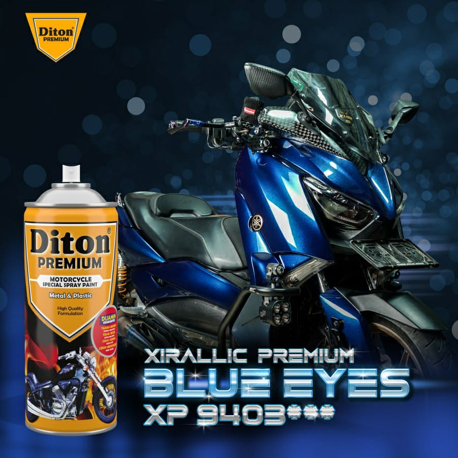 Jual Pilok cat semprot diton premium xirallic blue eyes 9403 9403 ...