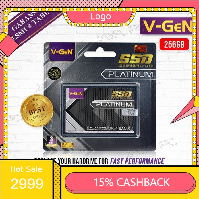 Jual 【CAT,M】SSD V-Gen 256GB - Sata 3 VGen 256 GB | Shopee Indonesia