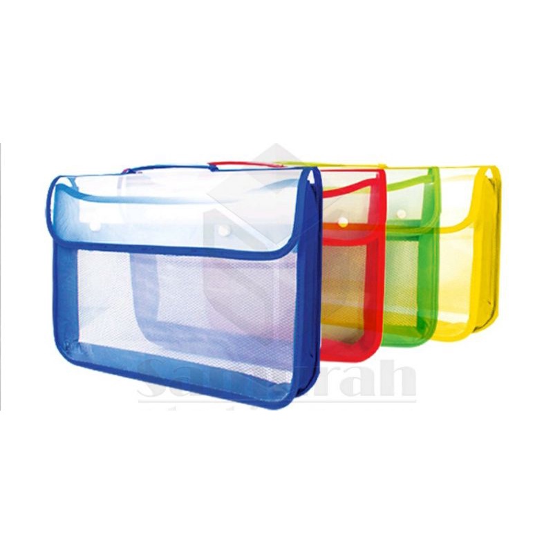 Jual Hasbi Jaya/Dhi17or Map Plastik Kancing 2 jaring Folio/Zipper ...