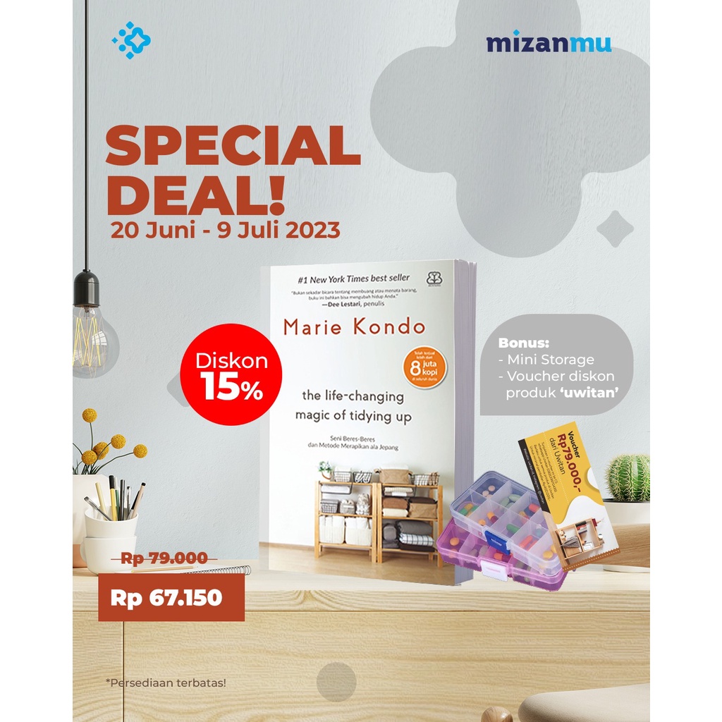 Jual Buku Self Development - The Life Changing Magic of Tidying Up ...