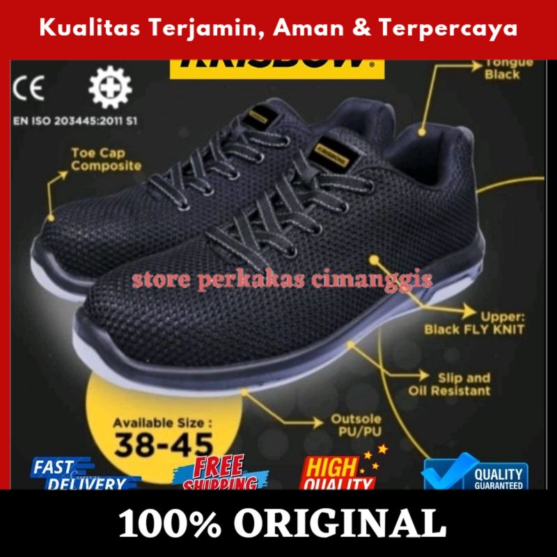 Jual Krisbow Sepatu Safety Ares Sepatu Pengaman safety shoes | Shopee ...