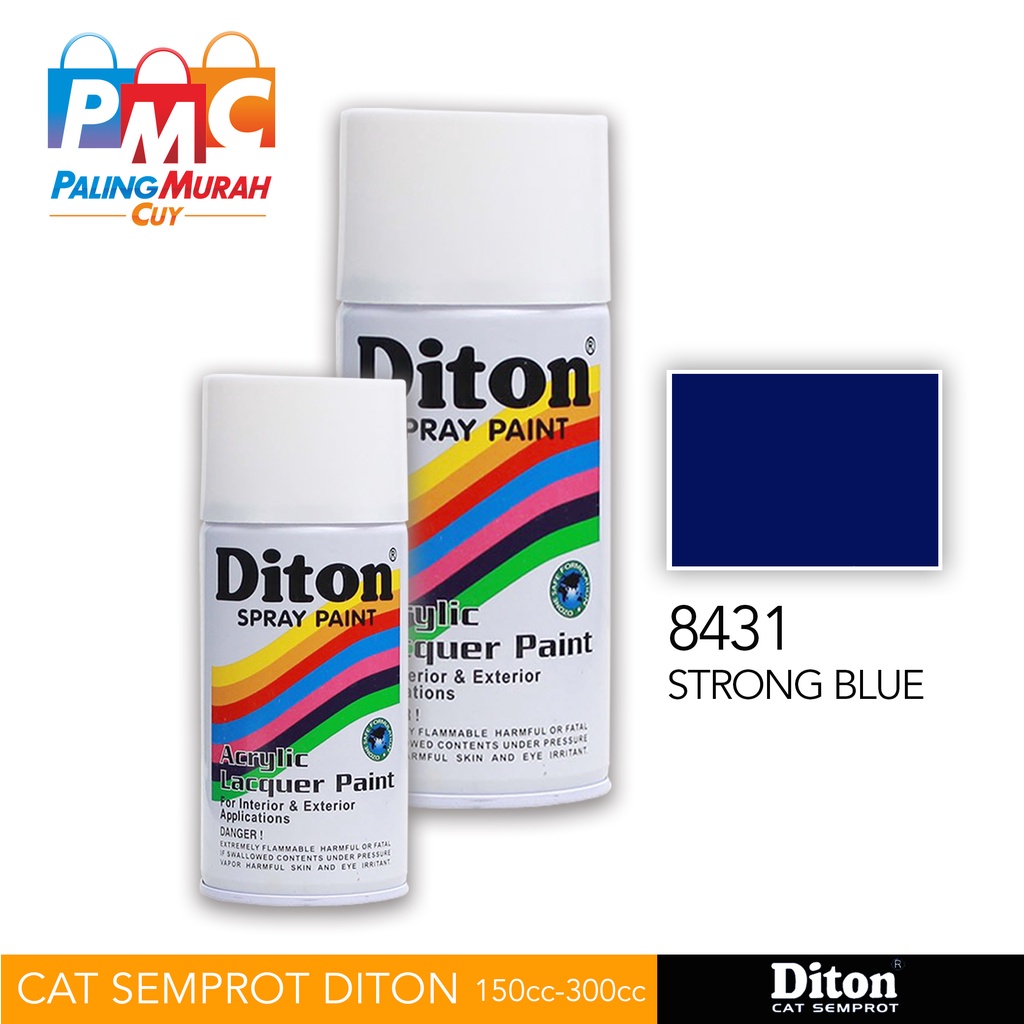 Jual Diton Cat Semprot/Pylox/Motor/Helm/Gundam 150cc - 8431 Strong Blue ...