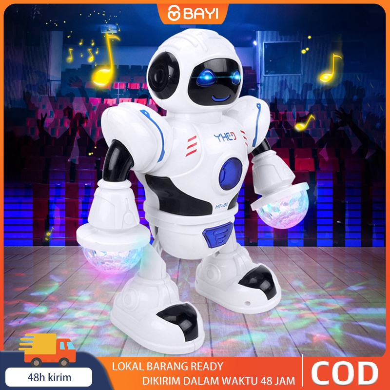 Jual 【Ready Stock】Listrik Robot dengan Musik Ringan Dazzle Menari Ruang ...