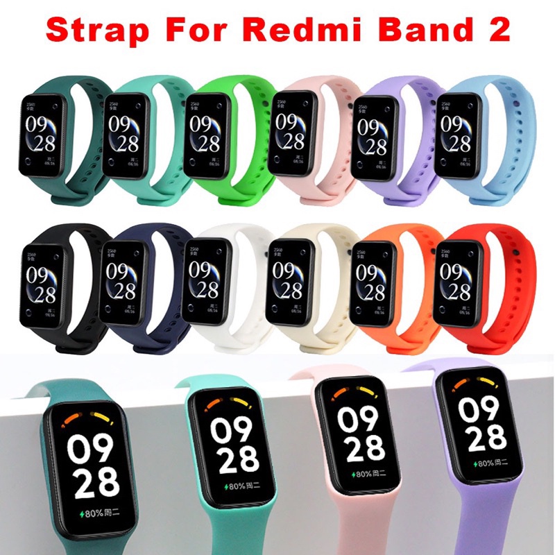 Jual Strap Jam Tangan Redmi Smart Band 2 Bahan Silicone | Shopee Indonesia