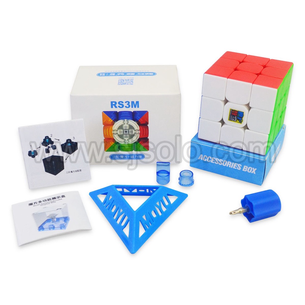 Jual Rubik 4x4 RUBIK RS3M Rubik MoYu Meilong STICKERLESS | Shopee Indonesia