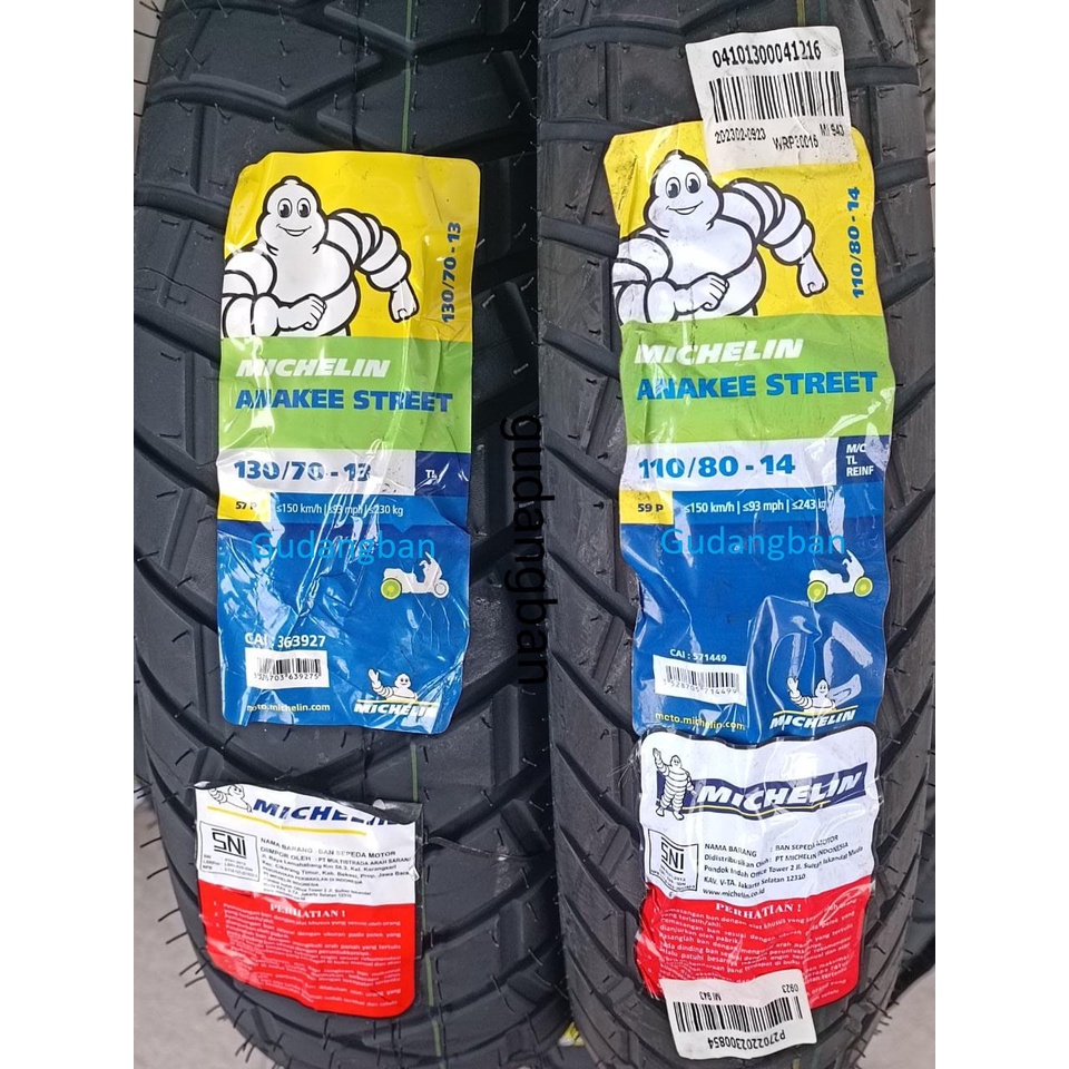 Jual ( PAKET 2 BAN ADV - R14 & R13 ) ANAKEE STREET 110 80 14 & 130 70 ...