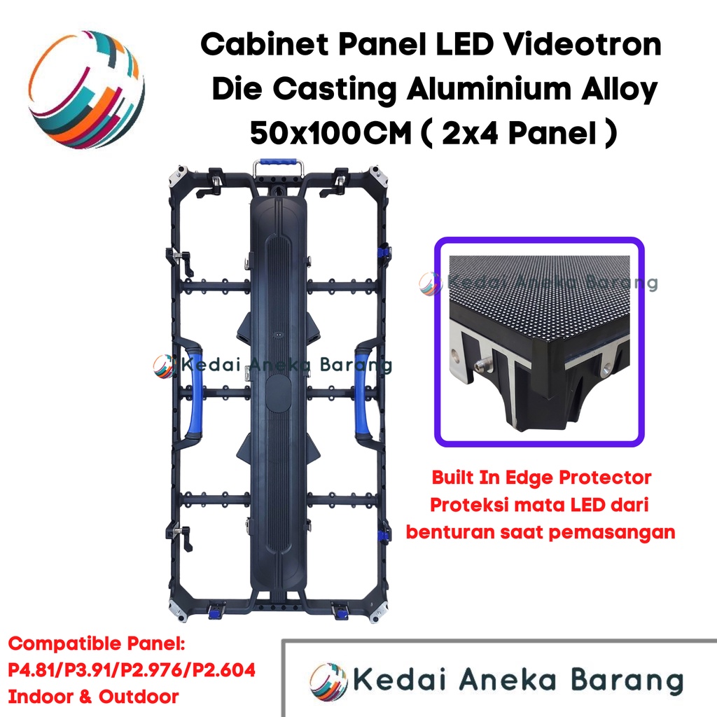 Jual Cabinet Kabinet LED P3.91 Videotron Die Cast Outdoor 50x100 ...