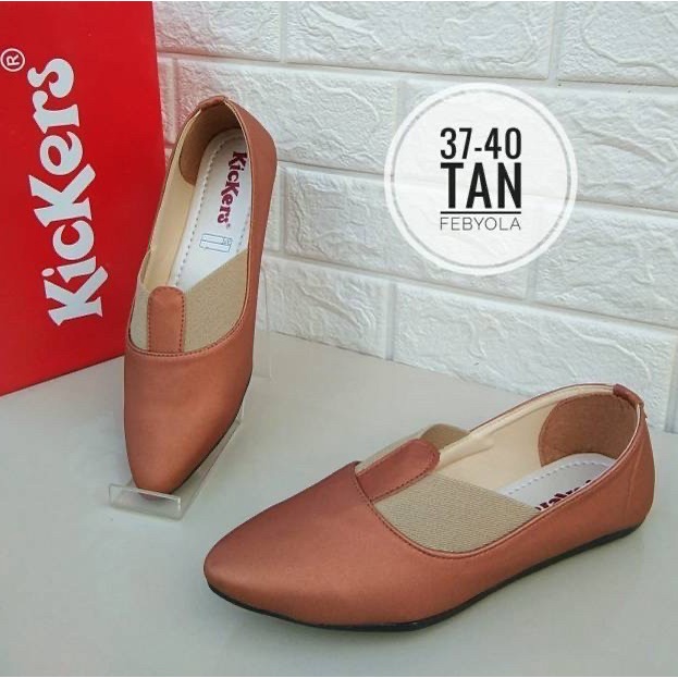 Jual SEPATU TEPLEK WANITA SEPATU FLAT SHOES - Hitam, 37 | Shopee Indonesia