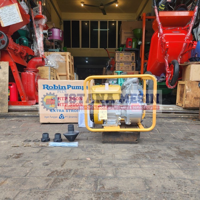 Jual MESIN POMPA AIR BENSIN 2" ALKON WP 20 POMPA IRIGASI ROBIN RTP 200 Best | Shopee Indonesia