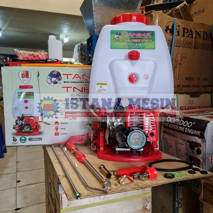 Jual MESIN PENYEMPROT SEMPROT HAMA ENGINE SPRAYER GENDONG 20L TANIKA 8 Best | Shopee Indonesia