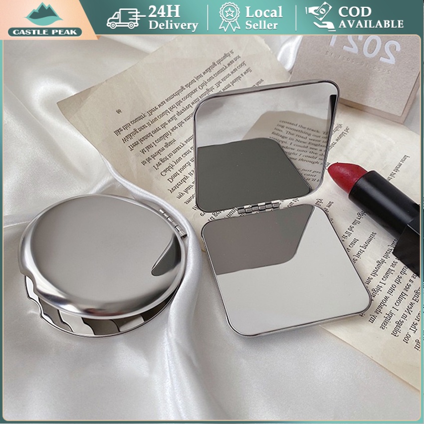 Jual Cermin Kaca Rias Makeup Cermin Saku Kaca Lipat Kaca Mini Cermin ...