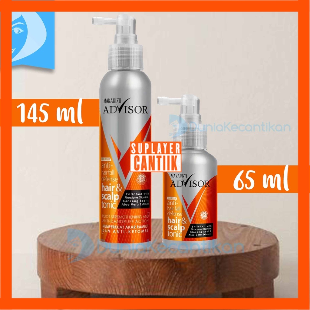 Jual MAKARIZO Advisor Hair & Scalp Tonic Perawatan Rambut Rontok dan ...