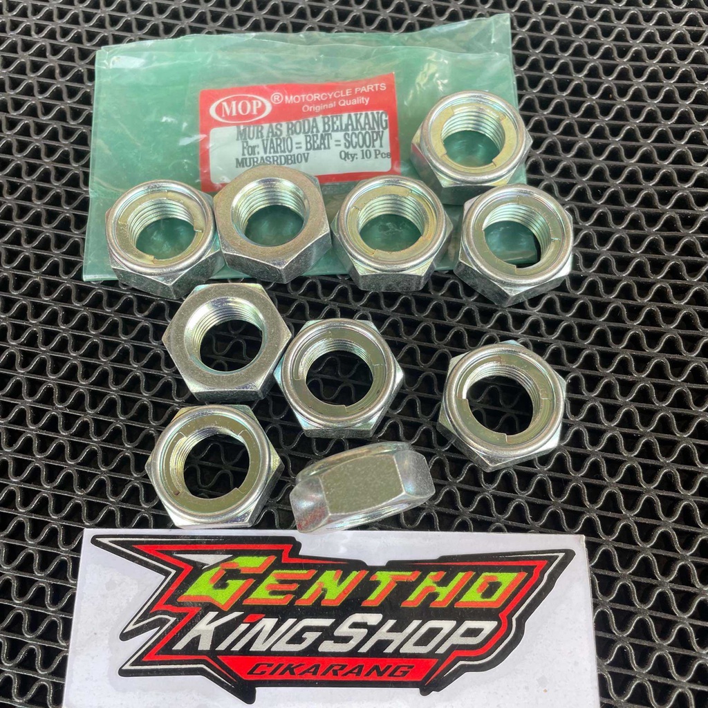 Jual Mur As Roda Belakang Vario Beat M16 Kunci 24 Nut Mur Lock | Shopee ...