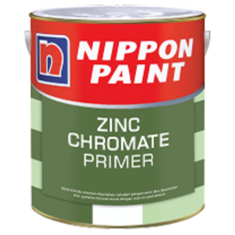 Jual 1KG - NIPPON PAINT Zinc Chromate Primer Cat Dasar Besi Meni Anti ...