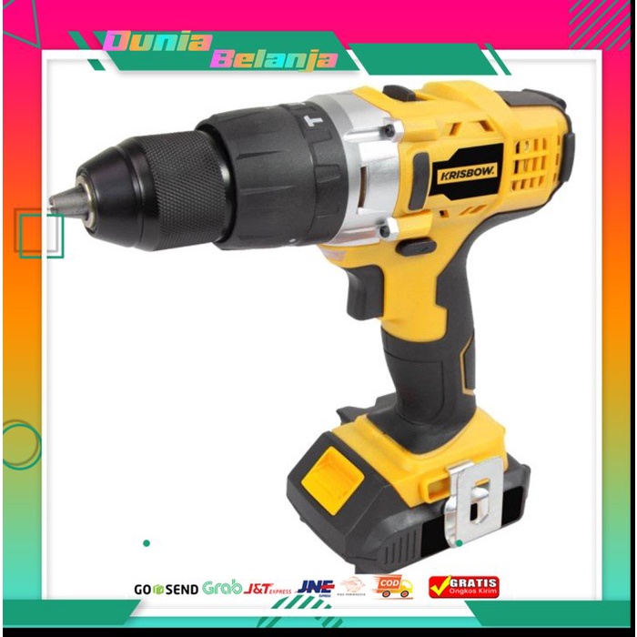 Jual KRISBOW Bor listrik Bor Cordless 18 V Bor beton Bor tangan Bor ...