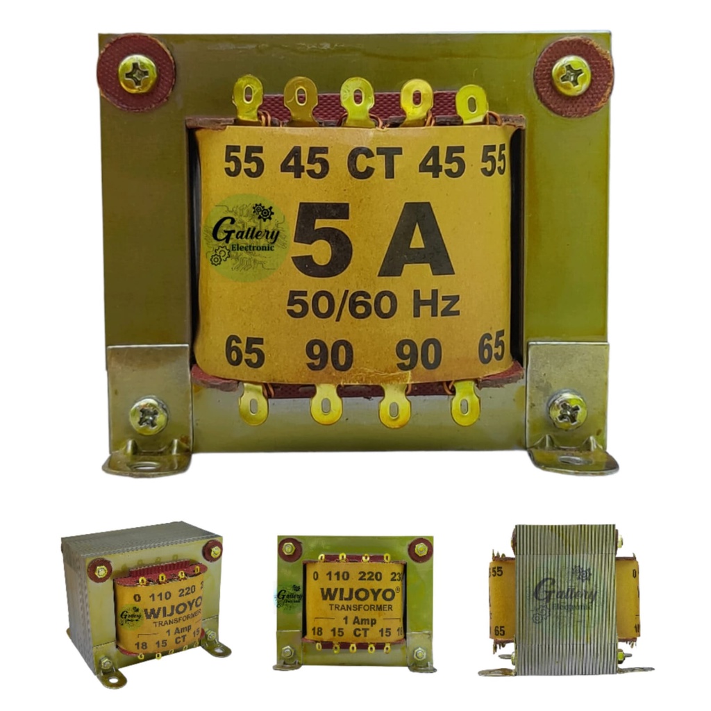 Jual Travo 5A Besar CT 90V WIJOYO / Trafo 5 Amper BIG CT 90 Volt ...