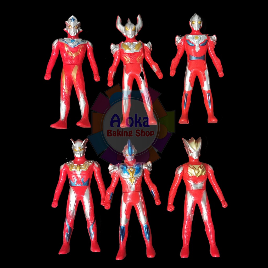 Jual Action Figure Ultraman \ Mainan Ultraman \ Cake Topper Hiasan Kue ...