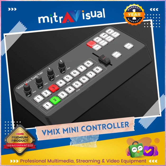 Jual TYST VIDEO vMix Panel Controller support vMix OBS Tally Version | Shopee Indonesia