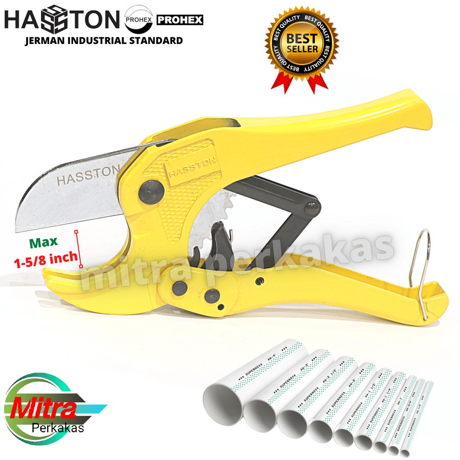 Jual GUNTING PIPA PVC / TANG POTONG PIPA PVC 42MM HASSTON PROHEX ...