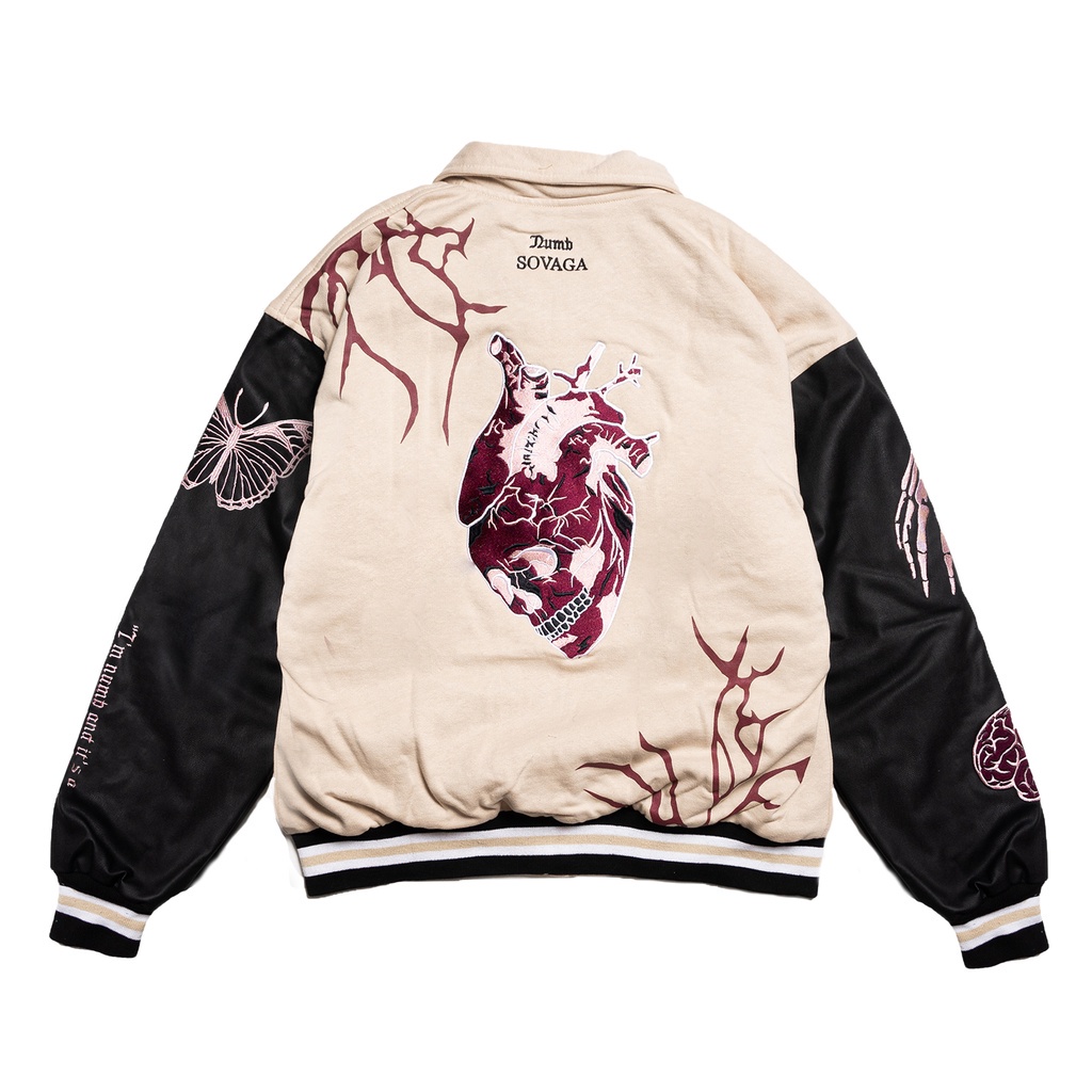 Jual Numb | Mental Illness Series | Sovaga Varsity Jacket | Shopee ...