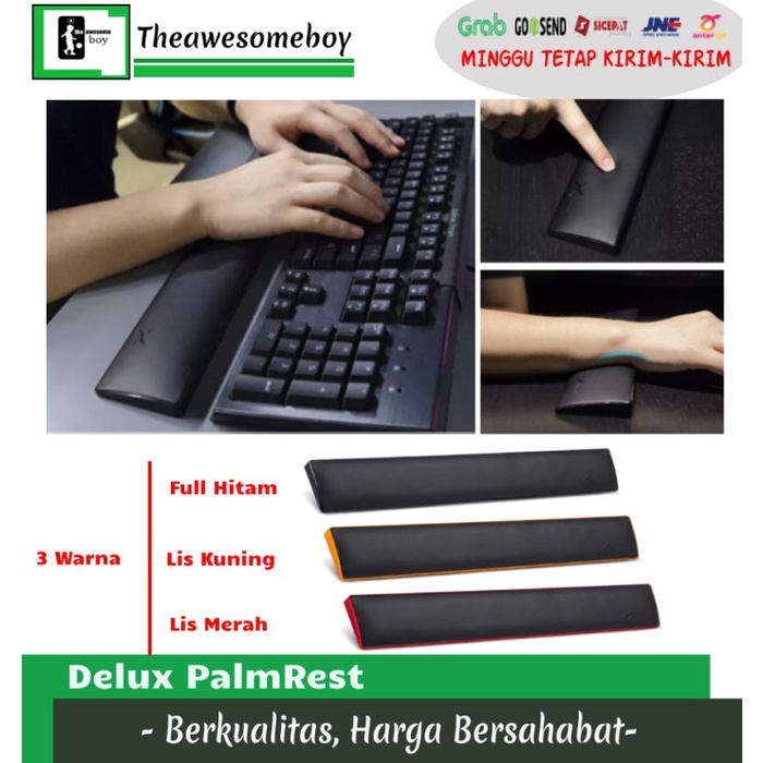 Jual Delux Wrist Palm Rest Keyboard Pad Logitech MX Keys Craft - Hitam ...