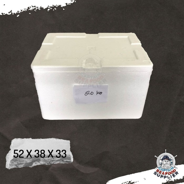 Jual Styrofoam Box 18 - 21 kg / Styrofoam Box Ikan Beku | Shopee Indonesia