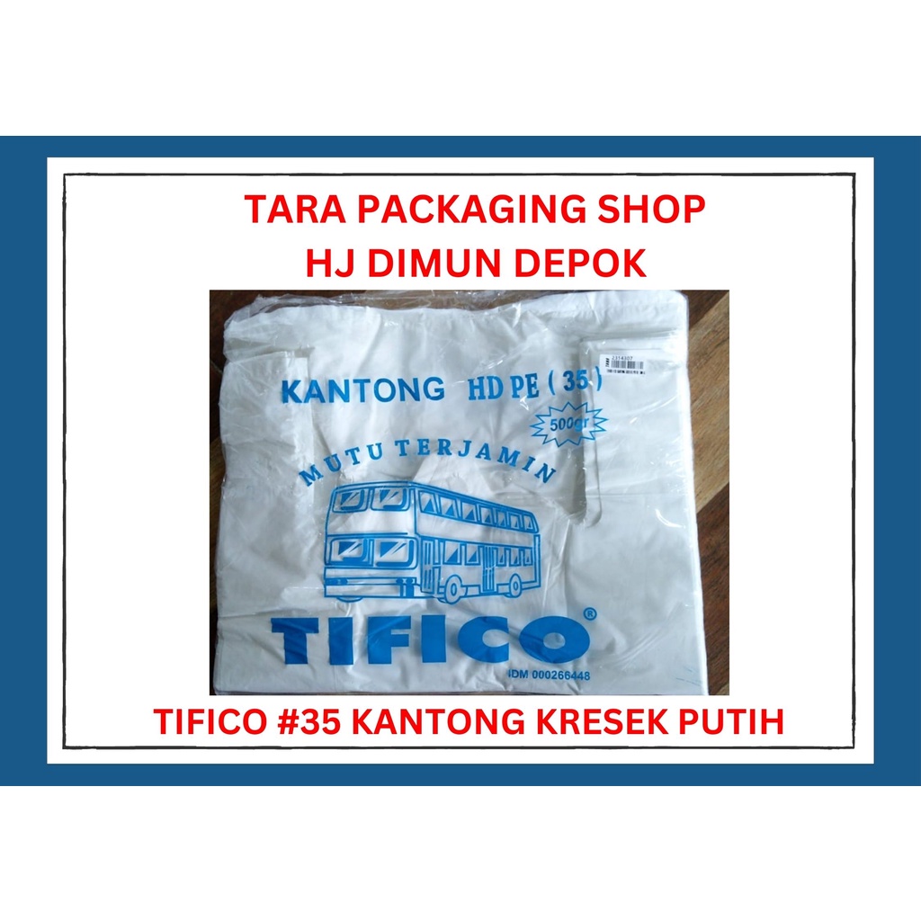 Jual KANTONG KRESEK PUTIH UK 35 merk TIFICO | Shopee Indonesia