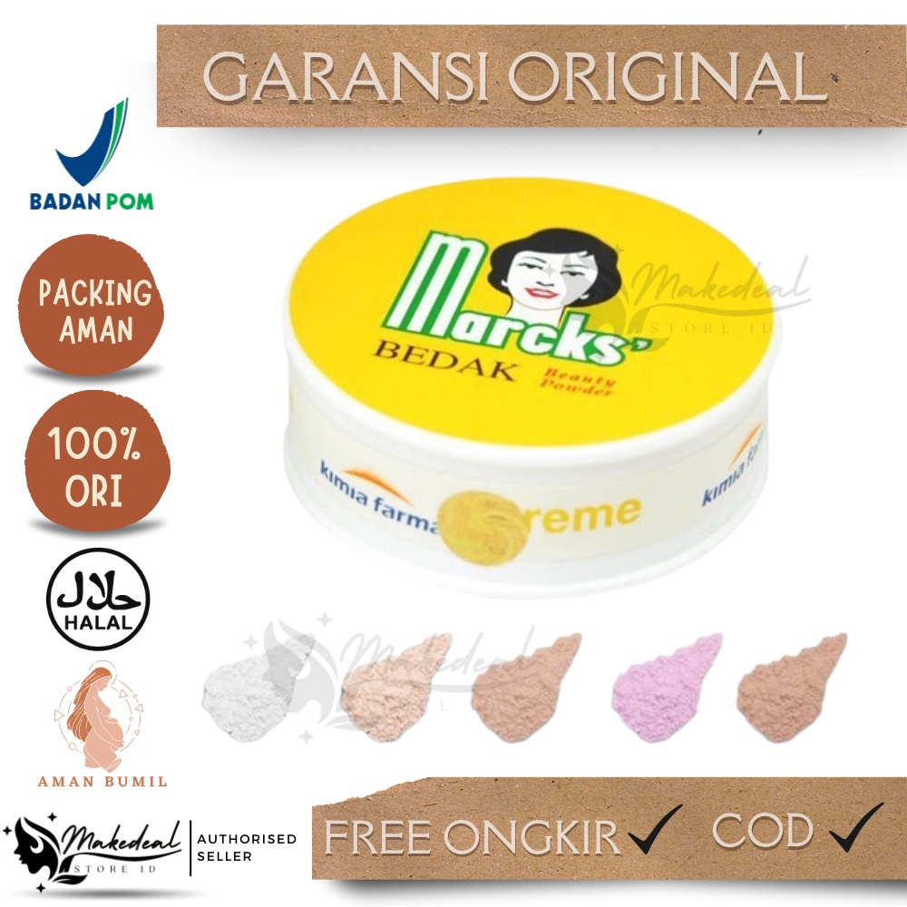 Jual BEDAK MARCKS ORIGINAL - BEDAK TABUR MARCKS 40 gr - Creme, Putih ...