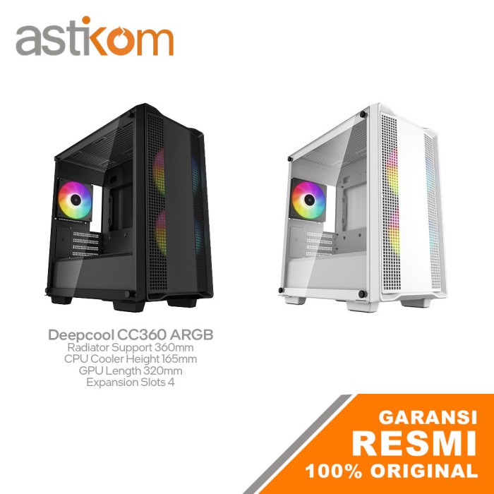 Jual Casing PC Deepcool CC360 ARGB M-ATX | Shopee Indonesia