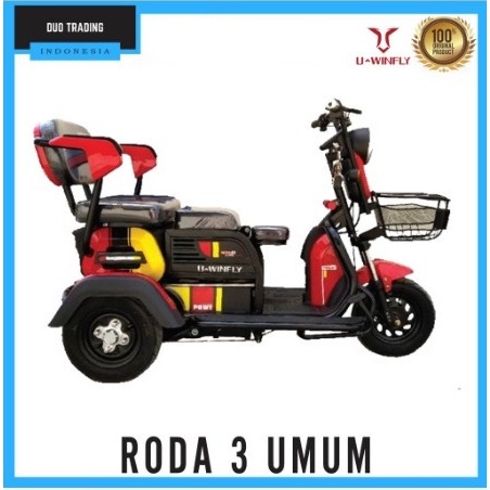 Jual SEPEDA MOTOR LISTRIK RODA 3 MALEO UWINFLY INDONESIA | Shopee Indonesia